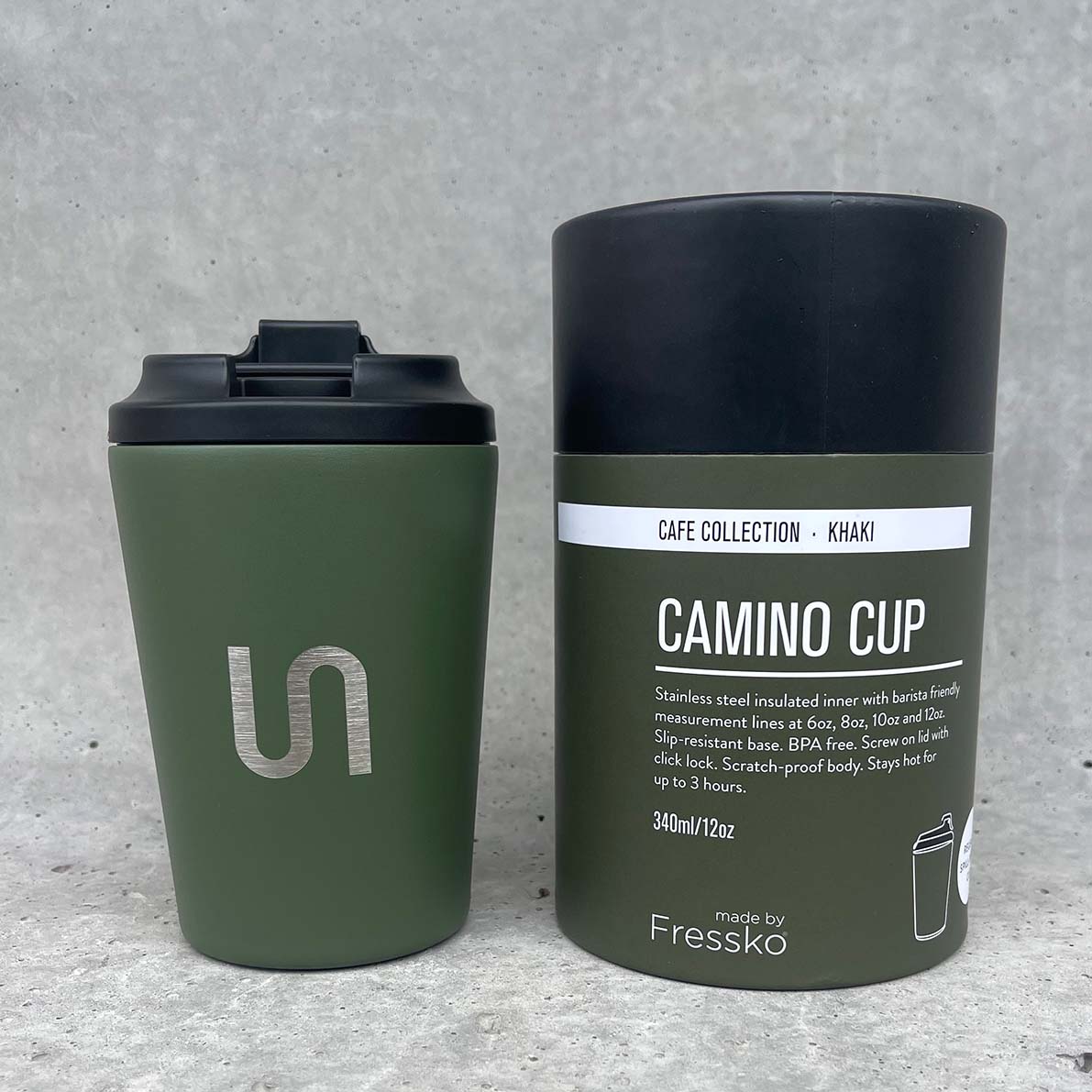 Bundanon + Fressko Reusable Coffee Cup in Khaki — Bundanon